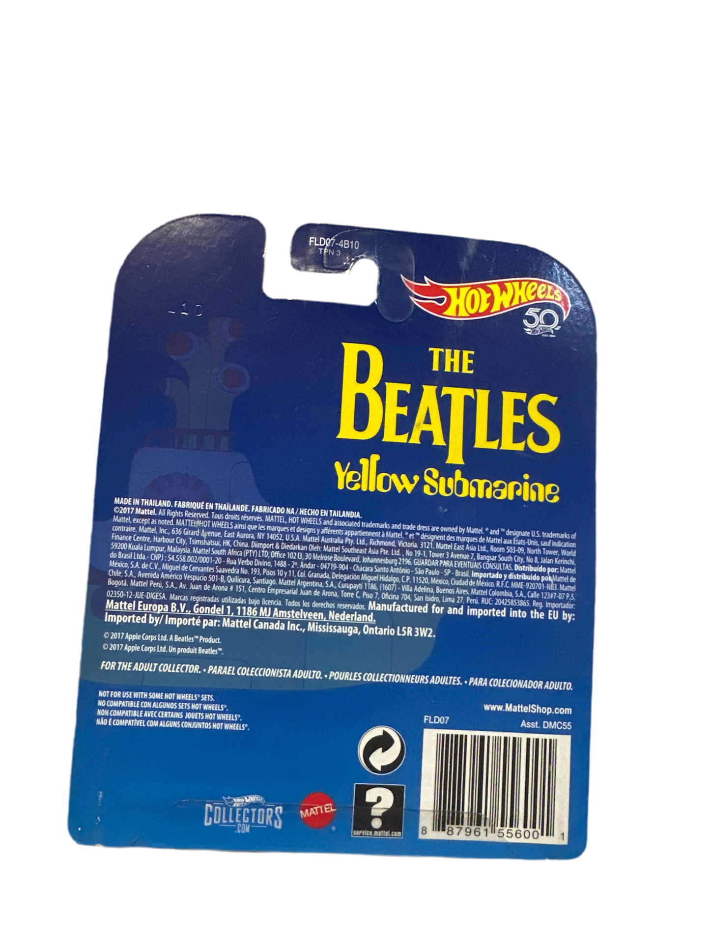 Hot Wheels The Beatles Yellow Submarine 50th Anniversary Retro Enterta ...